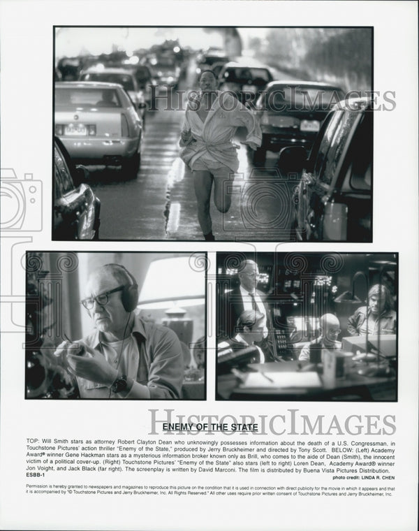1998 W. Smith, Gene Hackman, L. Dean, J. Voight "Enemy of the State ...