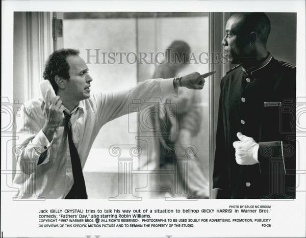 1997 Billy Crystal & Ricky Harris Star In "Father's Day" - Historic Images