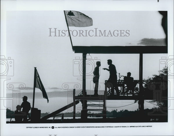 1983 Actors in a Warner Brothers film - Historic Images
