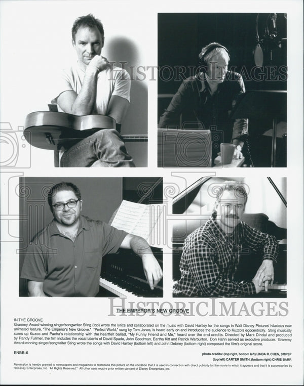 Sting Singer David Hartley Composer "The Emperor's New Groove ...