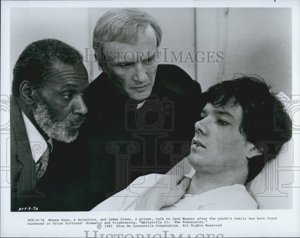 1982 Actors Moses Gunn, James Olson And Jack Magner In Horror Film ...