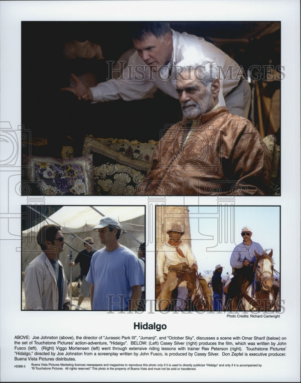 2004 Joe Johnston, Casey Silver and Omar Sharif in "Hidalgo" - Historic ...