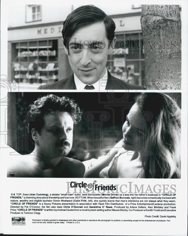 1995 Alan Cumming Minnie Driver Saffron Burrows Colin Firth in ...