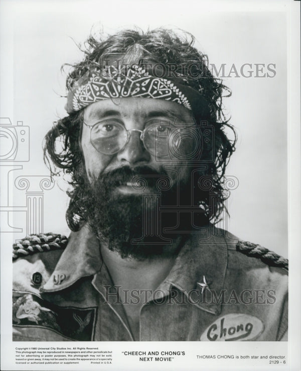 1990 Thomas Chong of "Cheech and Chong's Next Movie" - Historic Images