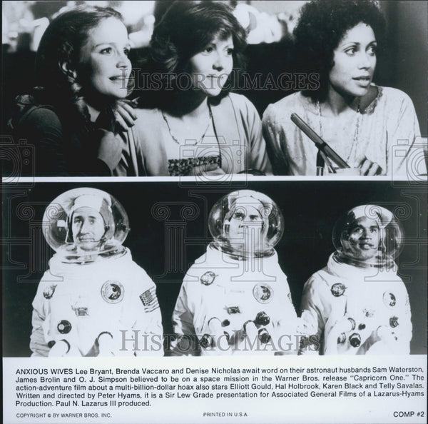 1978 Scenes From Film "Capricorn One" Starring Actors Lee Bryant ...
