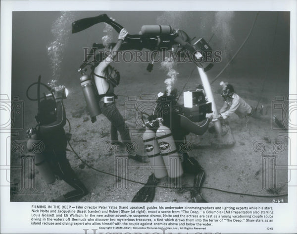 1977 Nick Nolte, Jacqueline Bisset, Robert Shaw "The Deep" - Historic ...