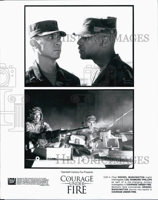 1996 Lou Diamond Phillips, Denzel Washington "Courage Under Fire ...