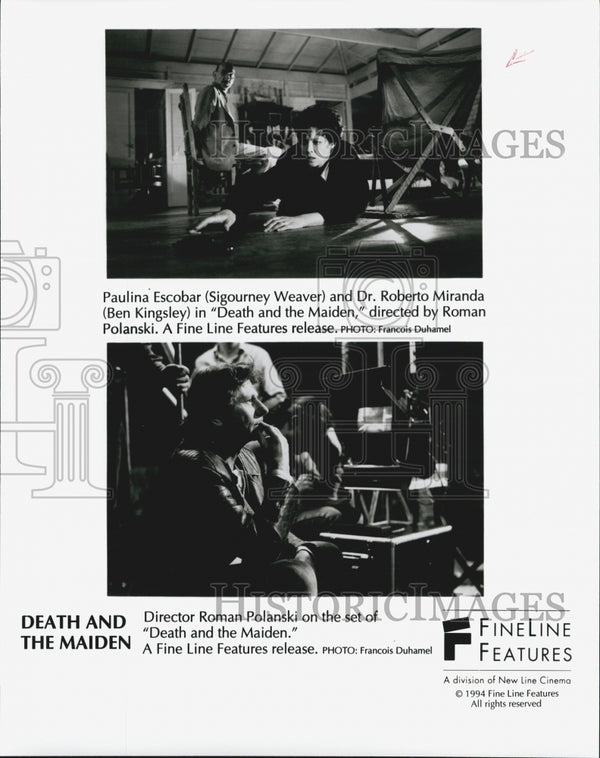 1994 Sigourney Weaver And Ben Kingsley In "Death And The Maiden ...