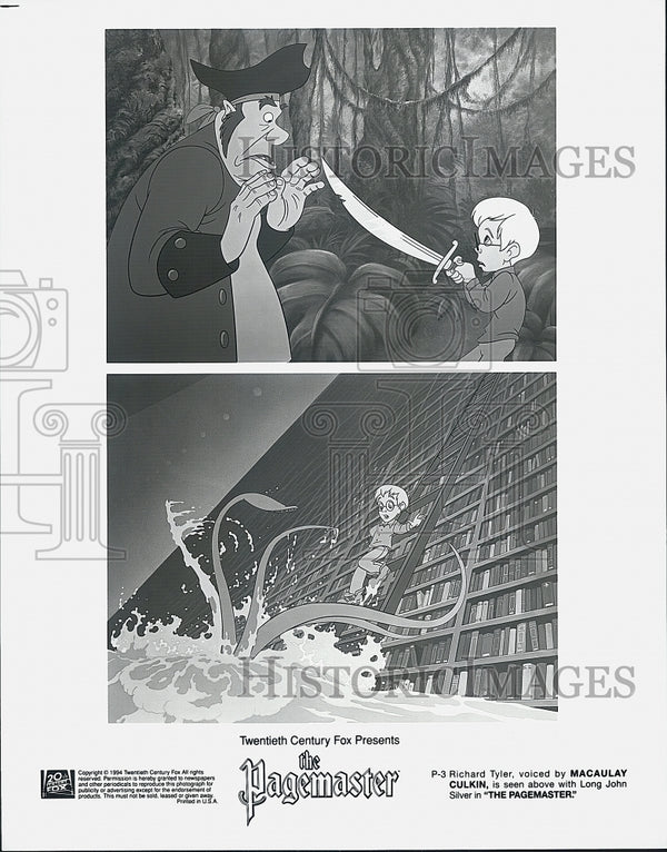 1994 Cartoon animation "The Pagemaster" - Historic Images