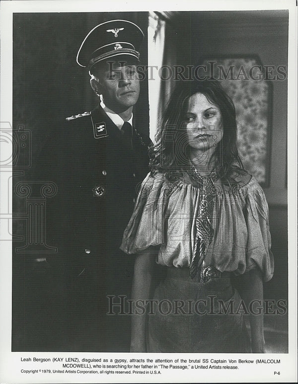 1979 "The Passage" Kay Lenz & Malcolm McDowell - Historic Images