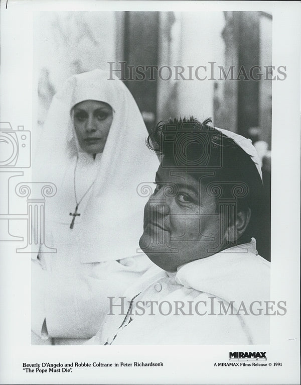 1991 Beverly D'Angelo &Robbie Coltrane star in "The Pope Must Die ...