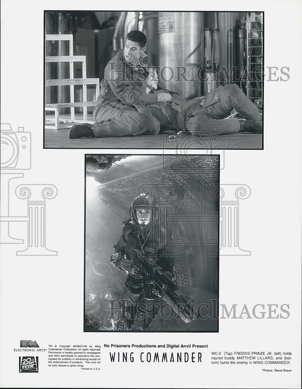 1999 Freddie Prinze Jr. And Matthew Lillard In Film "Wing Commander ...