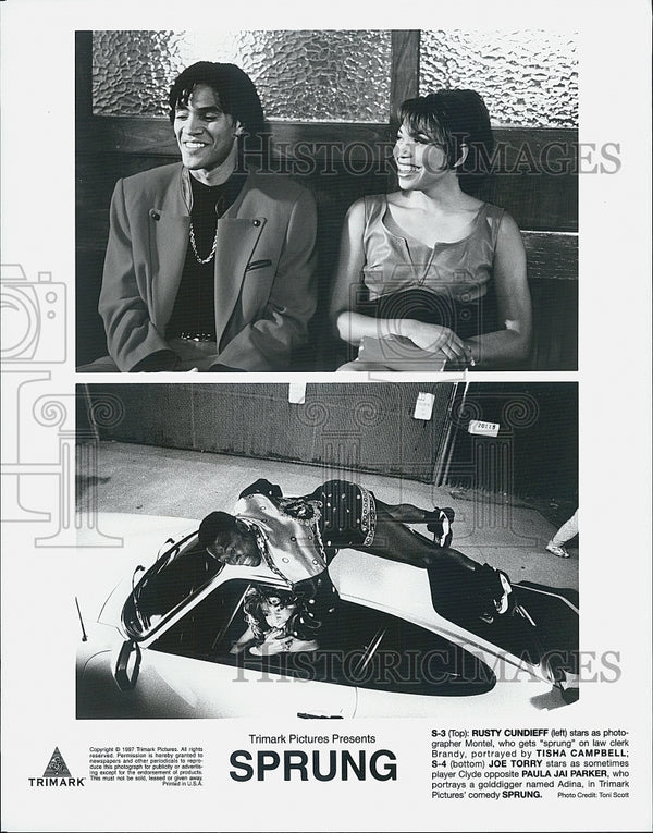 1997 Actors Cundieff Tisha Campbell Joe Torry Parker in "Sprung ...