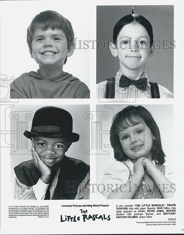 1994 "The Little Rascals" Bug Hall,KJ Woods,BA Holmes,Trav Tedford - Historic Images