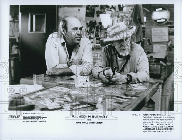 1988 "Full Moon in Blue Water" P Masterson directs Burgess Meredith ...