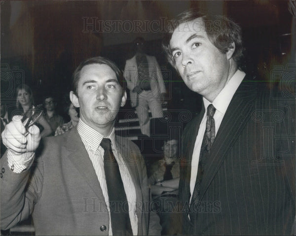 1976 Press Photo New Liberal Party Leader David Steel & John Pardoe Wa ...