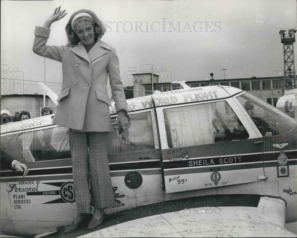 1969 Press Photo British flier Shelia Scott - KSB07227 - Historic Images