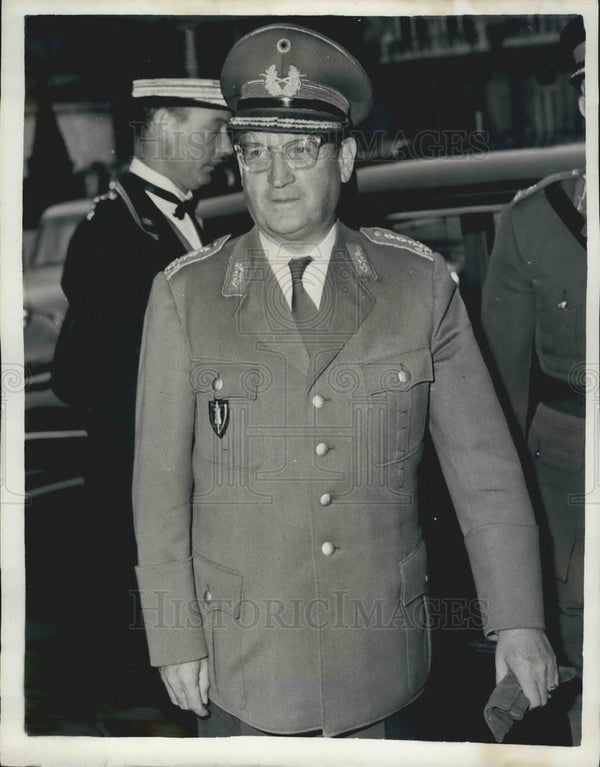 1957 Press Photo General Hans Speidel, NATO C in C, Land Forces - KSB1 ...