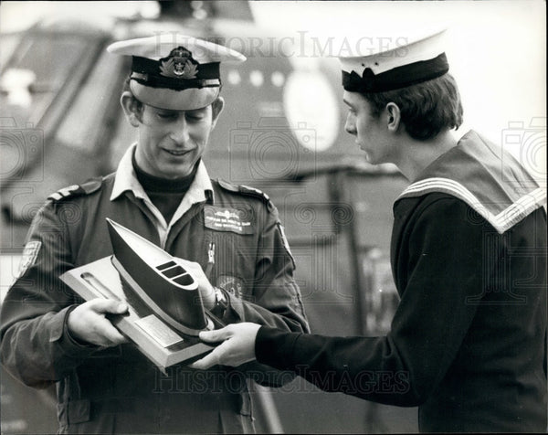 1974 Lt the Prince of Wales & peter Littlejohn - Historic Images