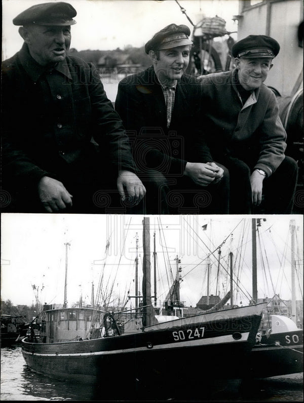 1956 Crew of German fishing boat "Heimatland" - Historic Images
