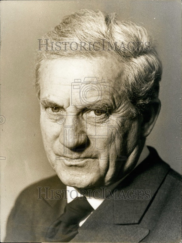 1972 Press Photo Mr. Roger Bonvin, minister for traffic and energy ...