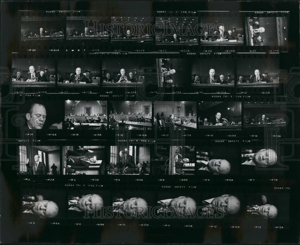 1973 Press Photo Gerald Ford at Confirmation Hearings - KSB43729 ...