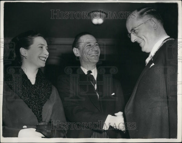 1955 Mr. F.M.A. Schokking,Mr. Victor Mishcon & Mrs. Mishcon - Historic ...