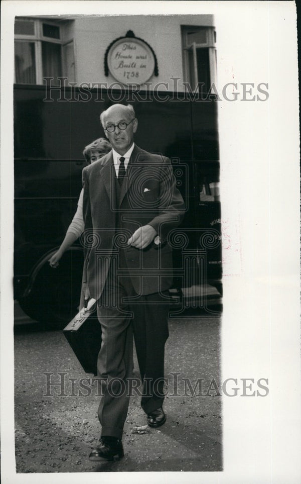 1958 Press Photo Lord Chief Justice Parker, Chief Justice of England ...