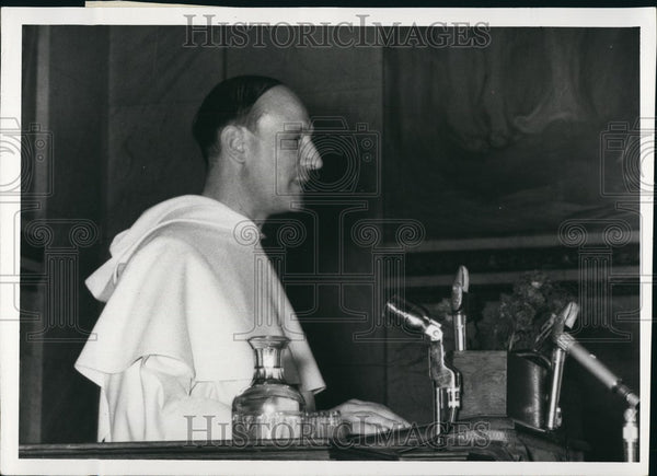 1958 Press Photo Nobel Peace Prize Awarded ti Father Pire Belgium - KS ...