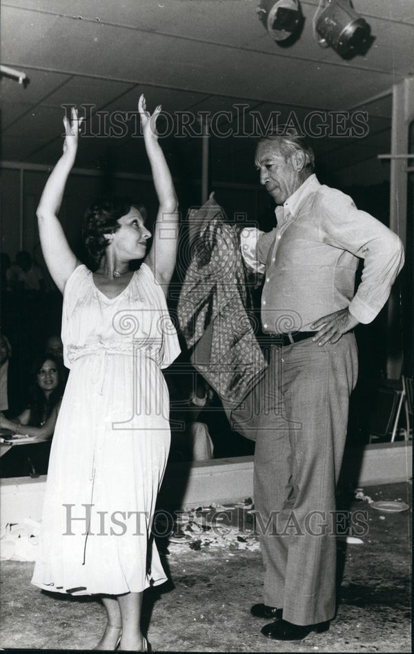 Press Photo Actor Antony Quinn In Greece Filming Onassis Film - KSB751 ...