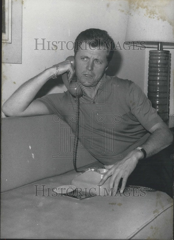 1966 Press Photo Actor Edward Byrnes in Berlin - KSK00963 - Historic Images