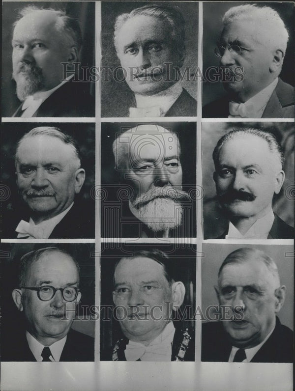 1969 Predecessors of General de Gaulle - Historic Images