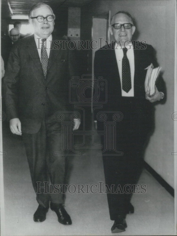 1971 Geoffrey Rippon (Great Britain) & Maurice Schumann (France ...