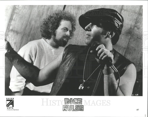 Dice Rules Film Lead Actor Andrew Dice Clay Holding Microphone 1991 ...