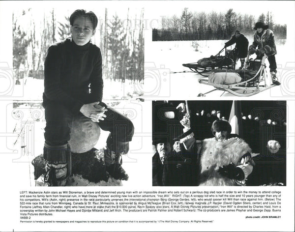Mackenzie Astin Stars As Will Stoneman In Iron Will 1994 vintage promo ...