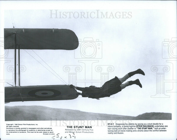 Steve Railsback Actor Stunt Man Film Movie 1980 vintage promo photo ...