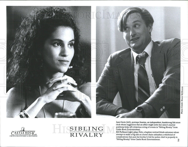 Jami Gertz Actress Bill Pullman Actor Comedy Sibling Rivalry 1990 ...