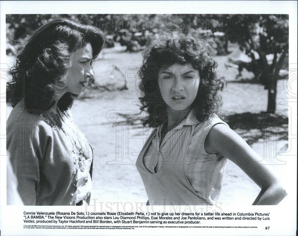 Elizabeth Pena Actress Rosana De Soto La Bamba Movie Film 1986 vintage ...