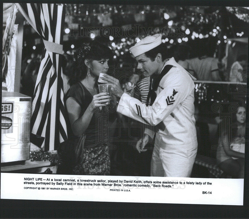 Film Back Roads Sally Field David Keith 1981 vintage promo photo print ...