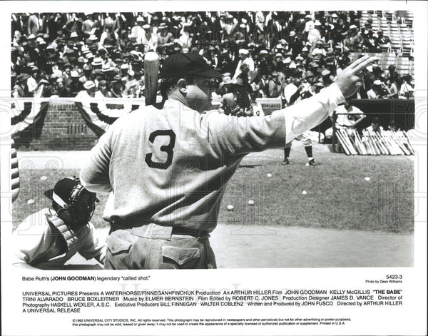 The Babe John Goodman George Herman the Babe Ruth 1992 vintage promo ...