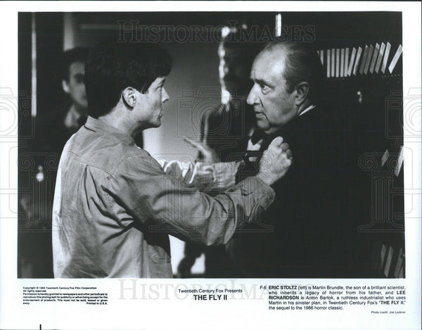 Eric Stoltz As Martin Brundle & Lee Richardson In The Fly II 1989 ...