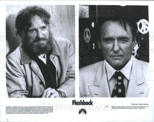 Dennis Hopper Flashback 1990 vintage promo photo print - Historic Images