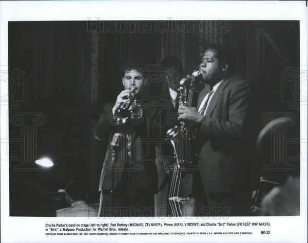 Michael Zelniker, Karl Vincent, Forest Whitaker in Bird 1988 vintage ...