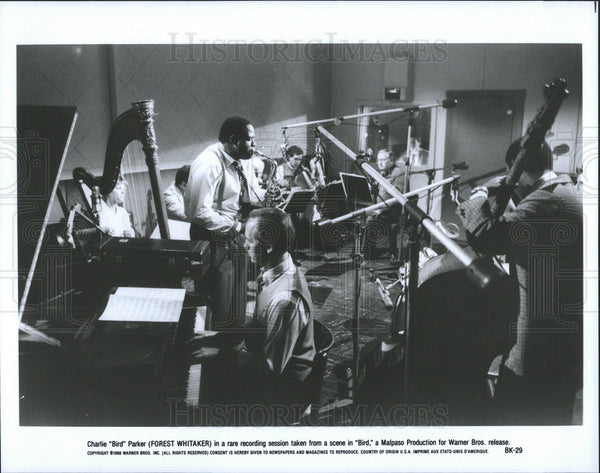 Forest Whitaker in Bird 1988 vintage promo photo print - Historic Images