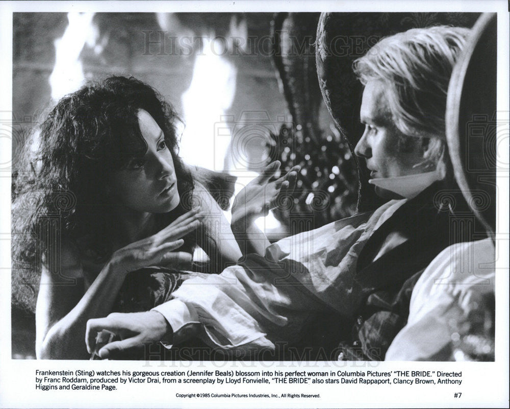 The Bride Sting Jennifer Beals 1985 vintage promo photo print ...