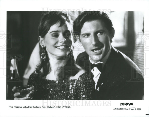 Tara Fitzgerald and Adrian Dunbar in Hear My Song 1991 vintage promo ...