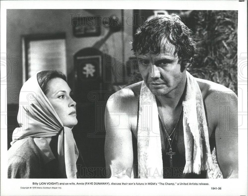 Jon Voight Actor Faye Dunaway Actress Boxing Film Movie Champ 1979 ...