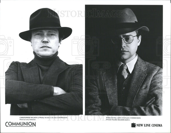 Christopher Walken and Author Whitley Strieber Communion 1989 vintage ...