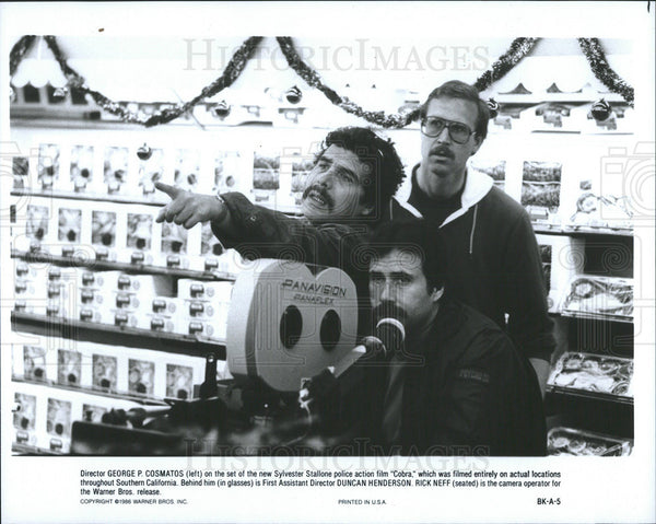 Cobra Director George P. Cosmatos Assistant Duncan Henderson 1986 ...
