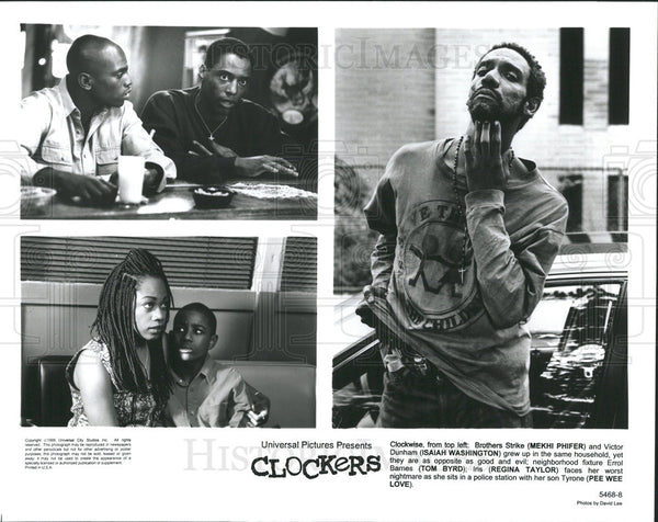 Clockers Mekhi Phifer, Isaiah Washington, Regina Taylor 1995 vintage ...